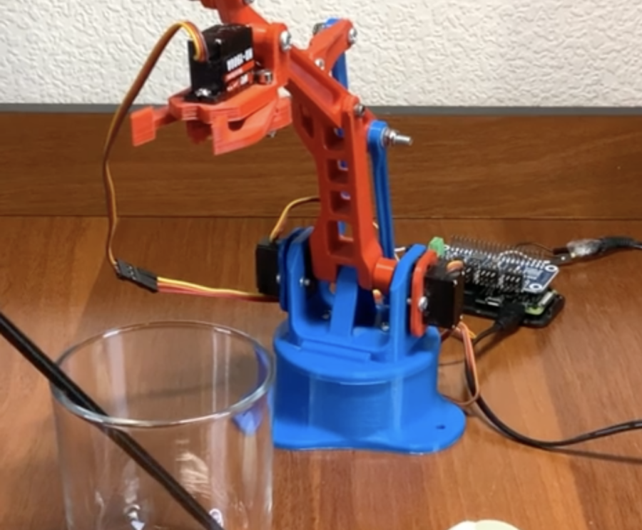 Robotic waiter learning to serve drinks - Raspberry Pi