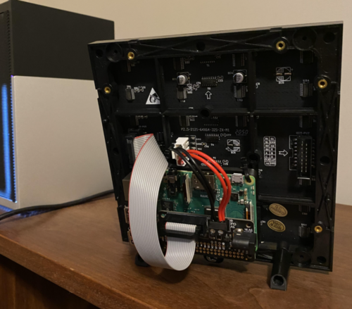 Raspberry Pi displays album art on LED matrix - Raspberry Pi