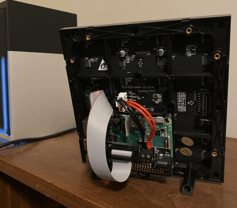 Raspberry Pi displays album art on LED matrix - Raspberry Pi