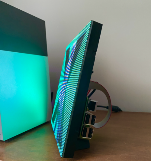 Raspberry Pi displays album art on LED matrix - Raspberry Pi