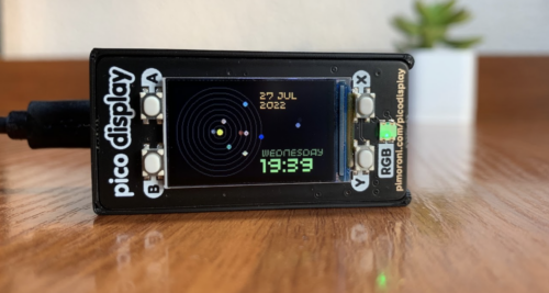 Raspberry Pi Pico solar system display - Raspberry Pi