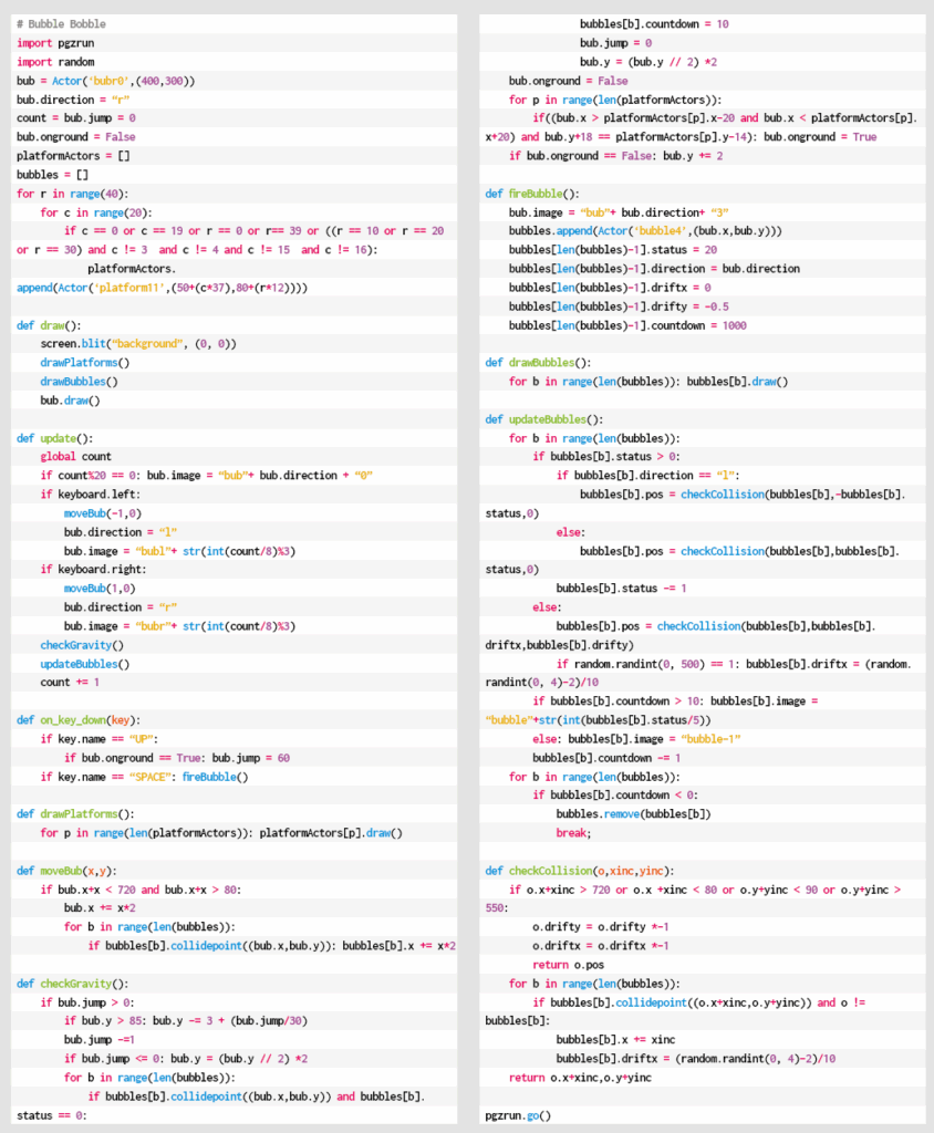 Code an homage to Bubble Bobble | Wireframe #56 - Raspberry Pi