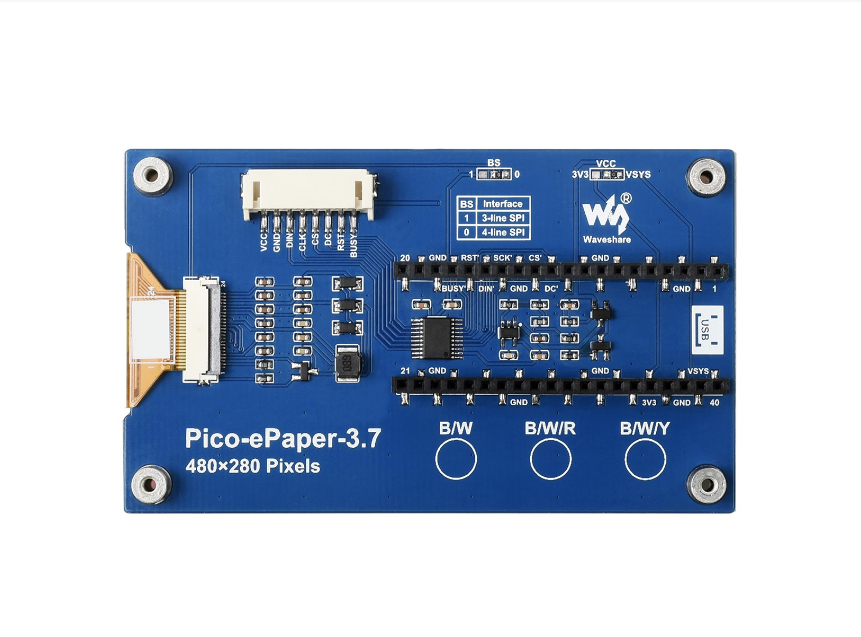 Review: 3.7″ e-Paper e-Ink Display for Raspberry Pi Pico — Raspberry Pi ...