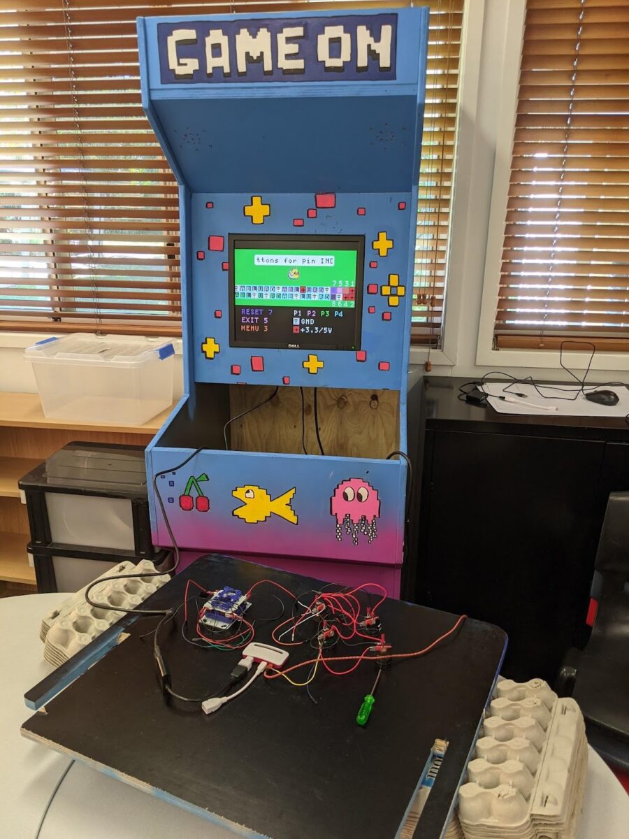 Australian students built an arcade to play their own games on ...