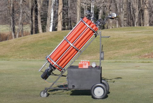 This golf bag shoots the right club at you - Raspberry Pi