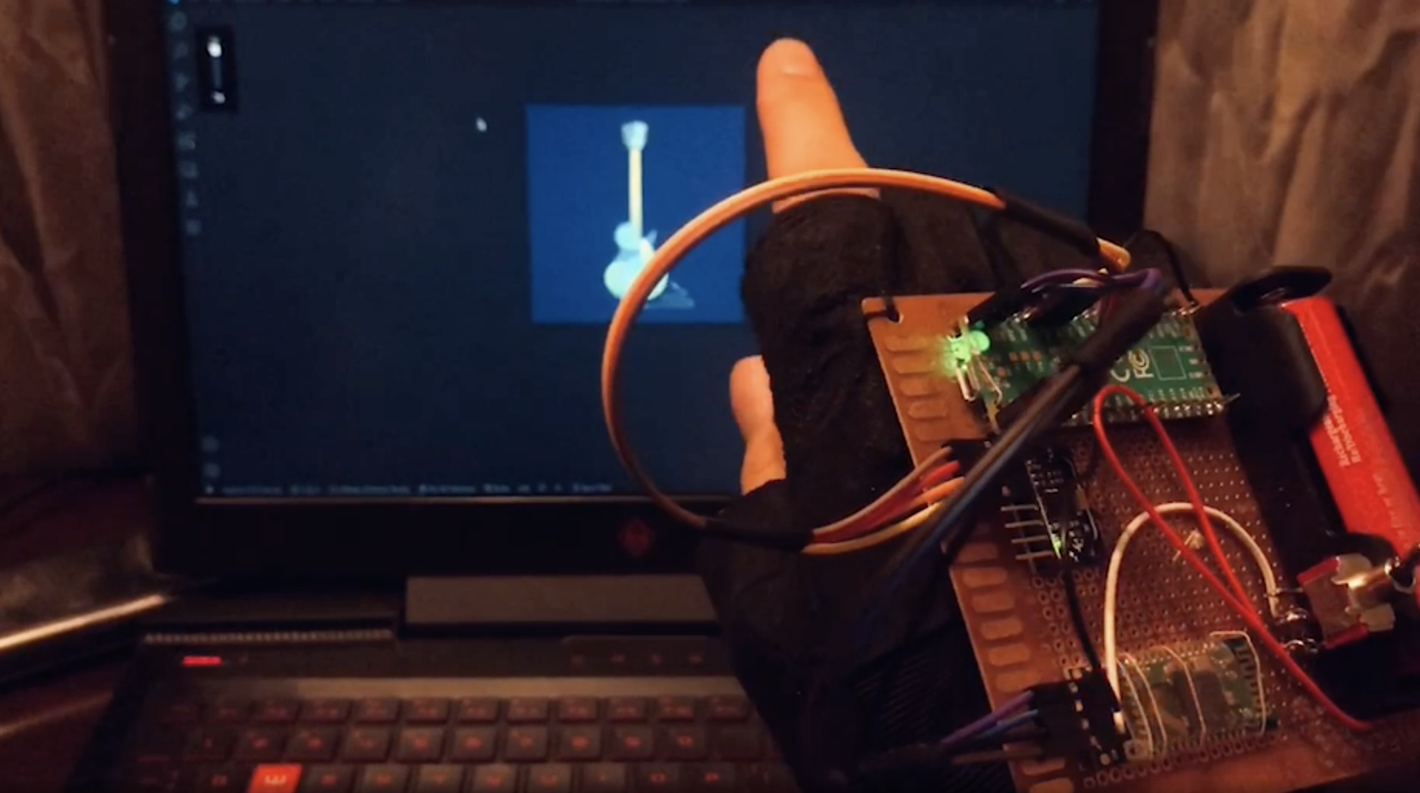 Hand-controlled Atari 2600 - Raspberry Pi