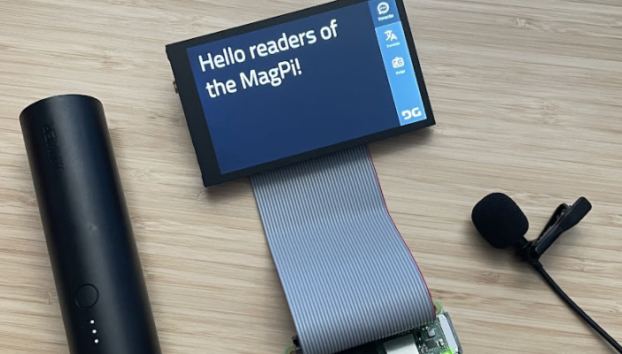 Speech-to-text badge — Raspberry Pi Official Magazine