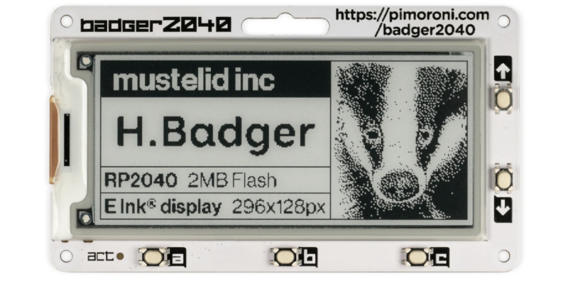 Badger 2040 review: a Raspberry Pi e-paper badge — Raspberry Pi Official Magazine