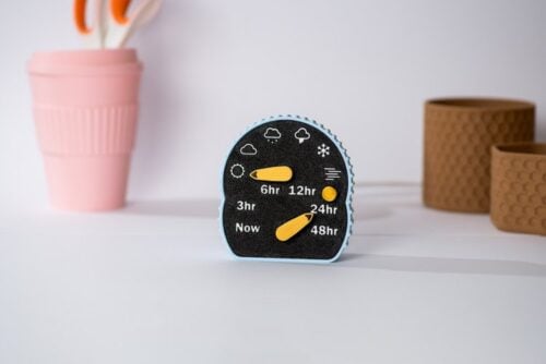 Mini Raspberry Pi Zero-powered desktop weather display - Raspberry Pi