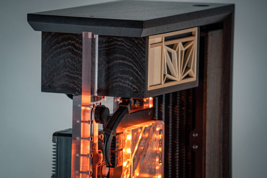 Custom Japanese Kumiko woodworking PC - Raspberry Pi