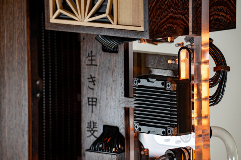 Custom Japanese Kumiko woodworking PC - Raspberry Pi