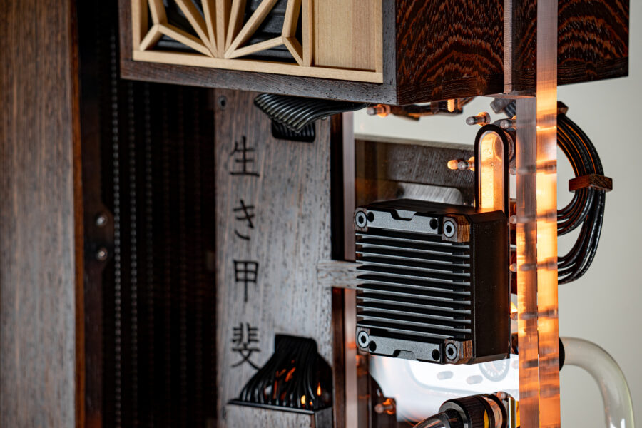 Custom Japanese Kumiko woodworking PC - Raspberry Pi