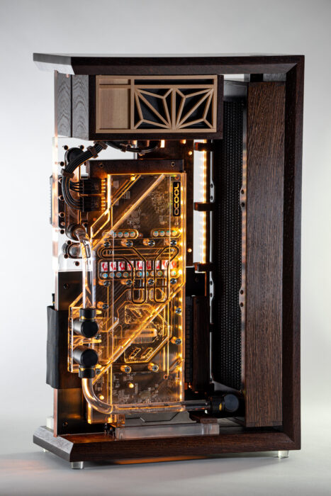 Custom Japanese Kumiko woodworking PC - Raspberry Pi