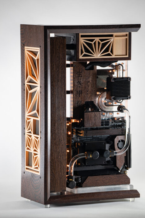 Custom Japanese Kumiko woodworking PC - Raspberry Pi