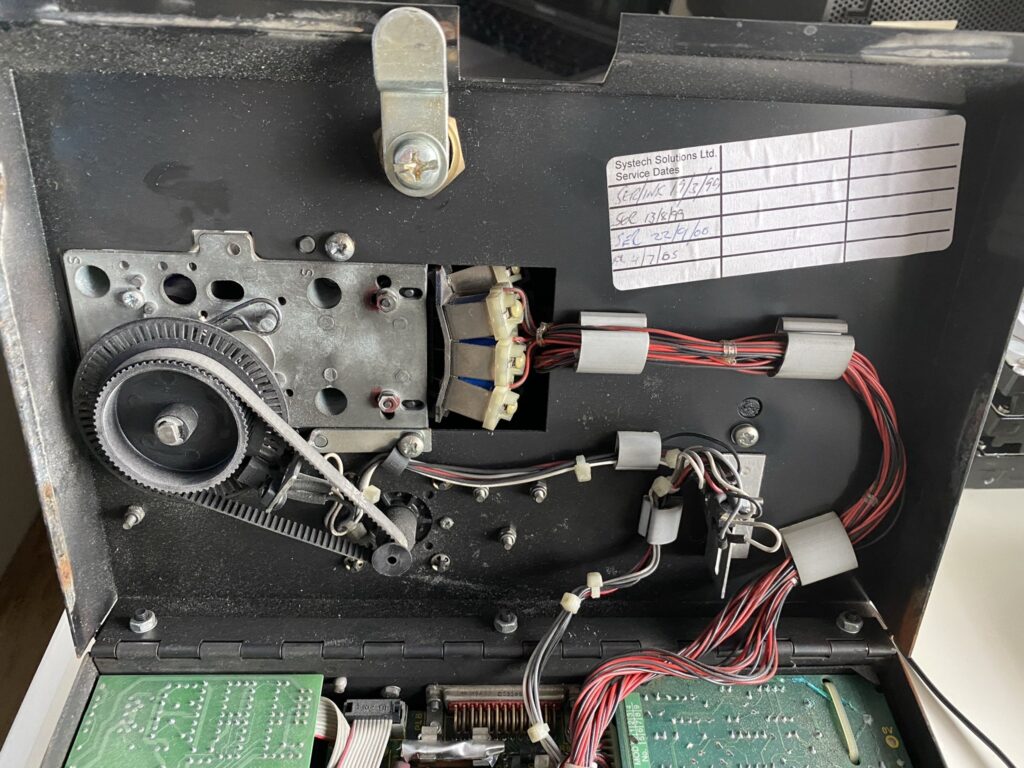 Restored bus ticket machine - Raspberry Pi