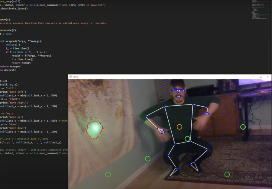Laser-guided dog poop spotter - Raspberry Pi