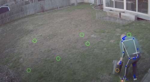 Laser-guided dog poop spotter - Raspberry Pi