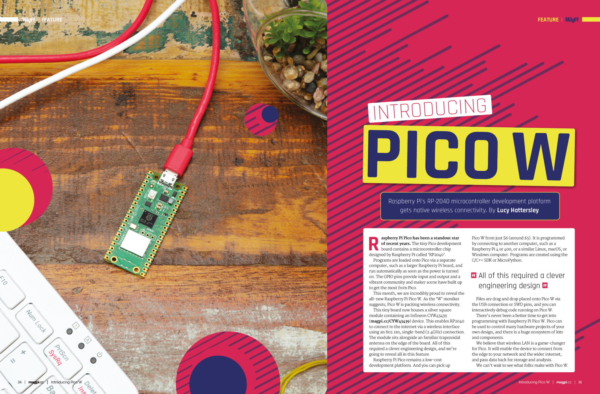 Introducing Raspberry Pi Pico W in The MagPi magazine issue #119 ...