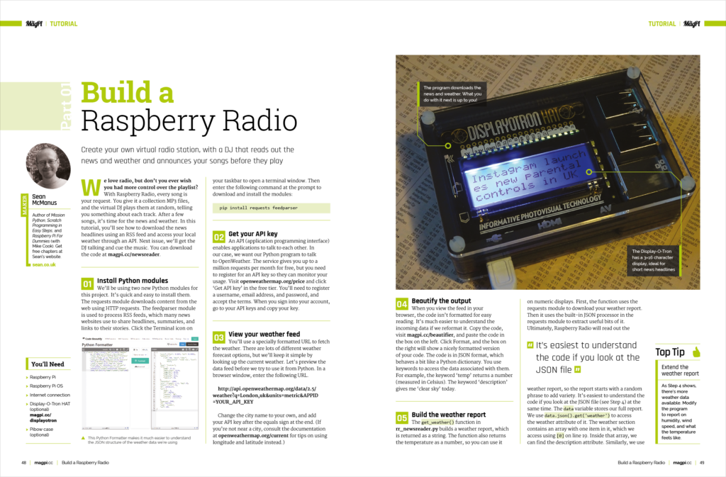 Learn electronics with Pico W in The MagPi magazine issue #121 ...