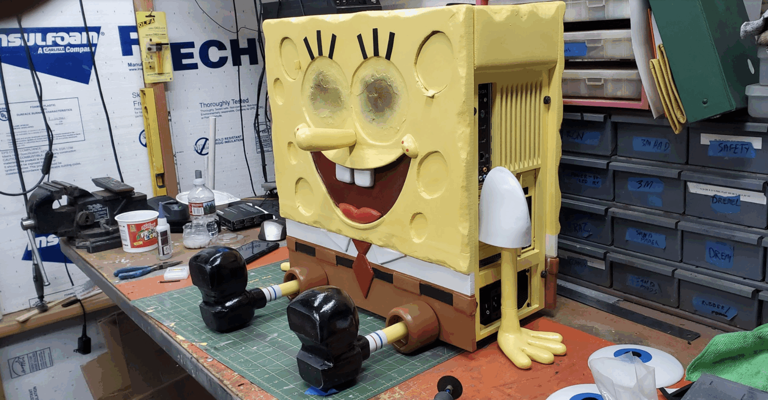 SpongeBob SquarePants PC | Custom PC #229 - Raspberry Pi