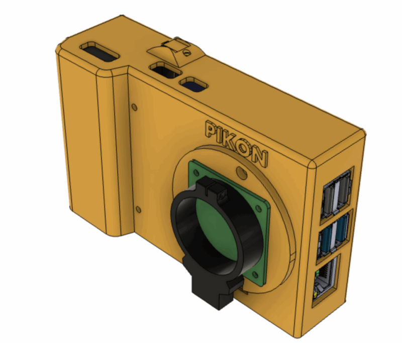 3D-printed PIKON camera - Raspberry Pi