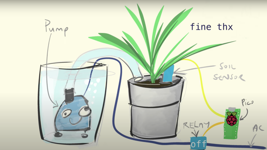 Pico plant waterer - Raspberry Pi