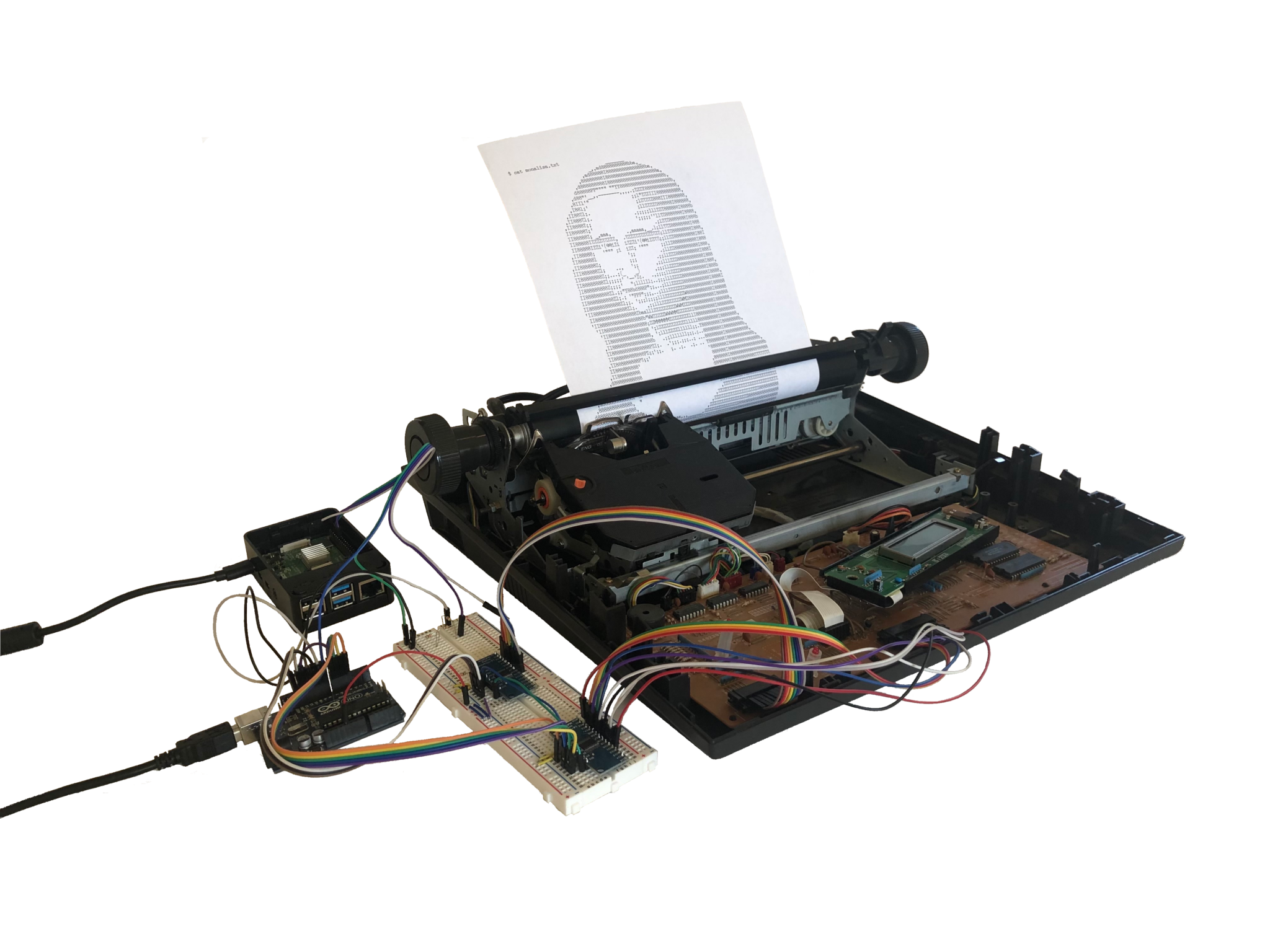 Serial Typewriter The Magpi 122 Raspberry Pi