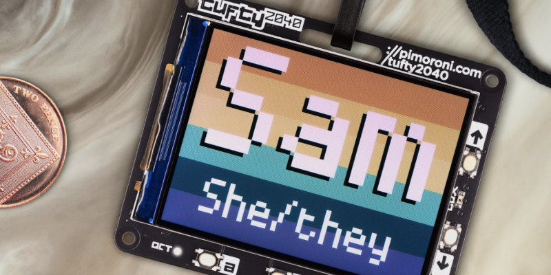 Tufty 2040 interactive name badge review — Raspberry Pi Official Magazine