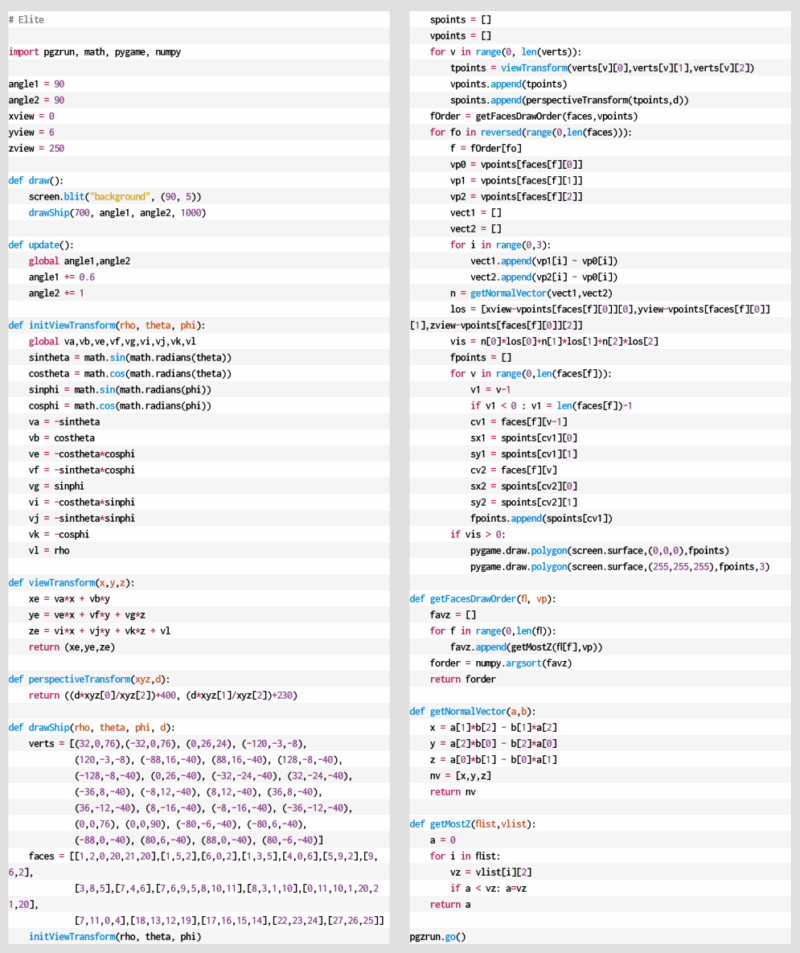 Recreate Elite’s iconic opening title screen | Wireframe #67 - Raspberry Pi