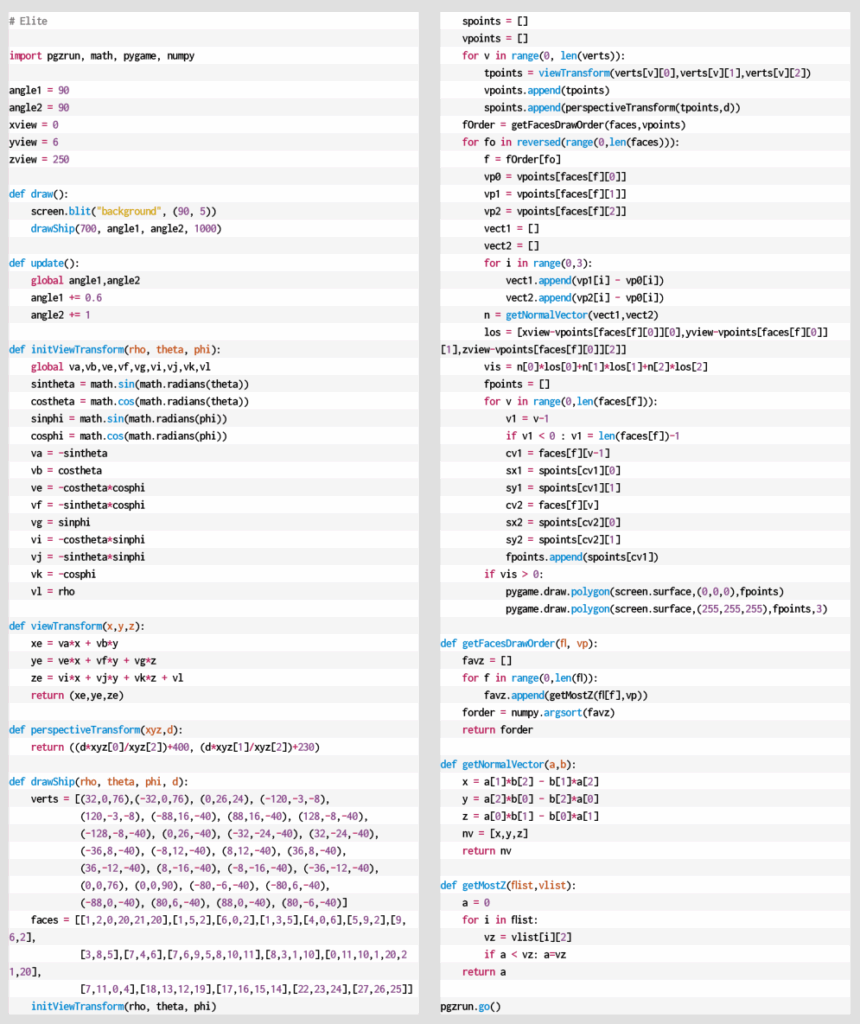 Recreate Elite’s iconic opening title screen | Wireframe #67 - Raspberry Pi