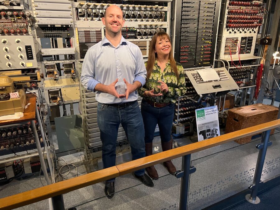 Liz and Eben honoured by The National Museum of Computing - Raspberry Pi