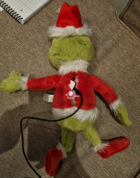 Missile-firing classroom Grinch - Raspberry Pi