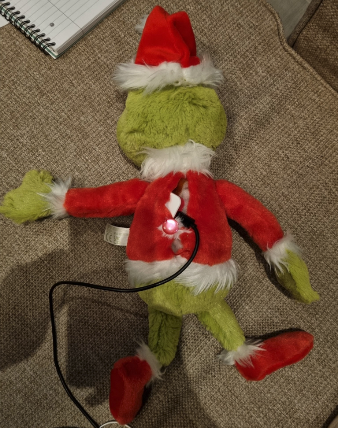 Missile-firing classroom Grinch - Raspberry Pi