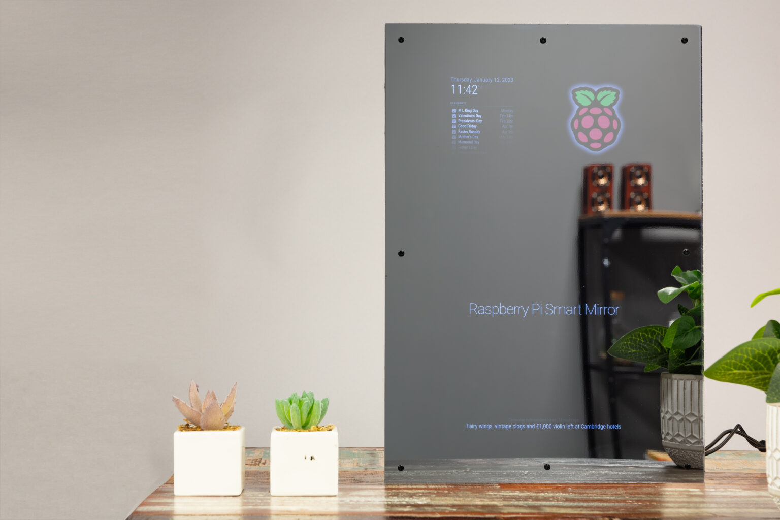 How to build a super-slim smart mirror - Raspberry Pi