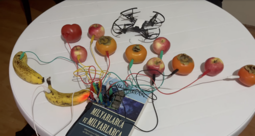 Fly a drone by touching Raspberry Pi-connected fruit - Raspberry Pi