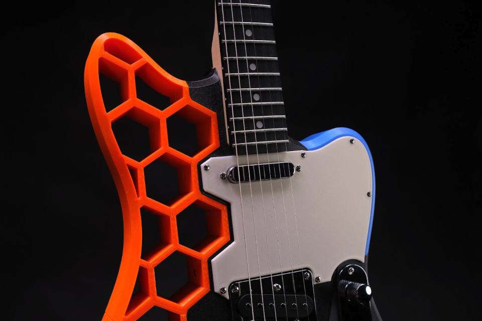 Objet 3d’art: 3D printed guitar — Raspberry Pi Official Magazine