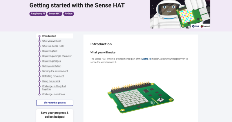Learn with Raspberry Pi Sense HAT — Raspberry Pi Official Magazine