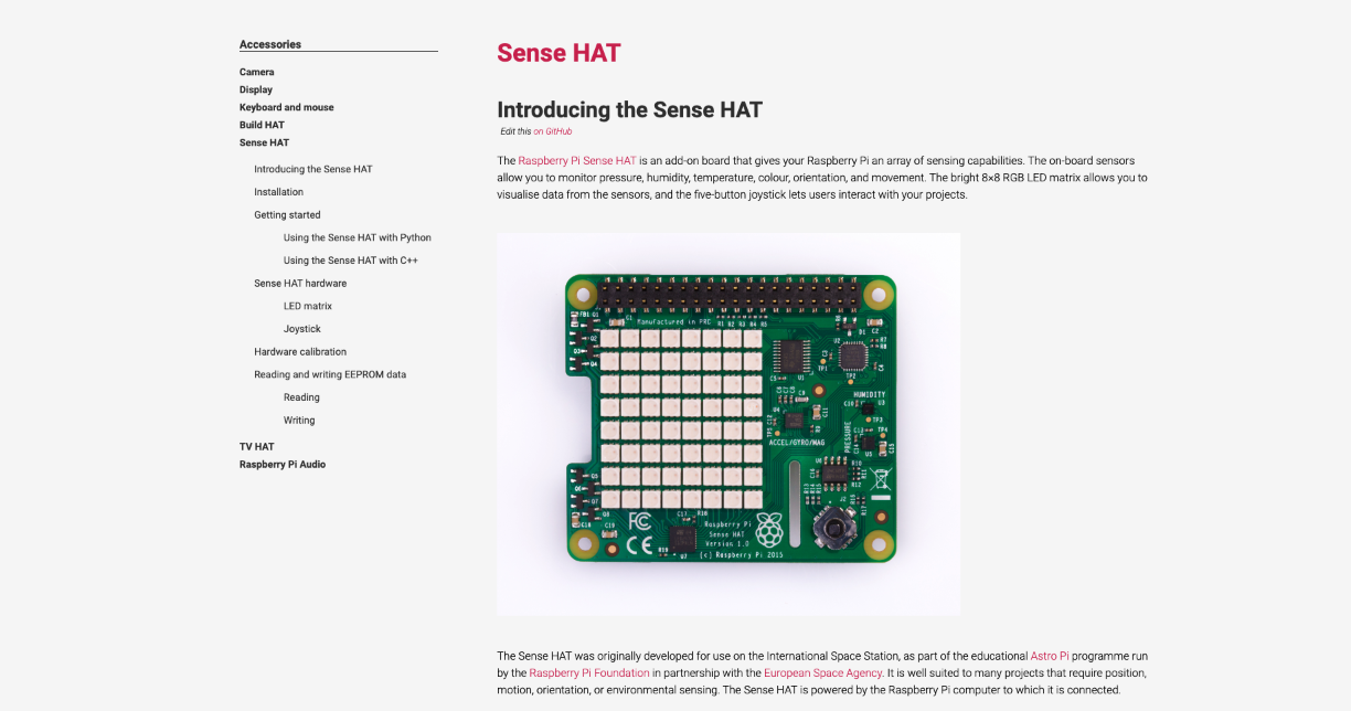 Learn with Raspberry Pi Sense HAT — Raspberry Pi Official Magazine