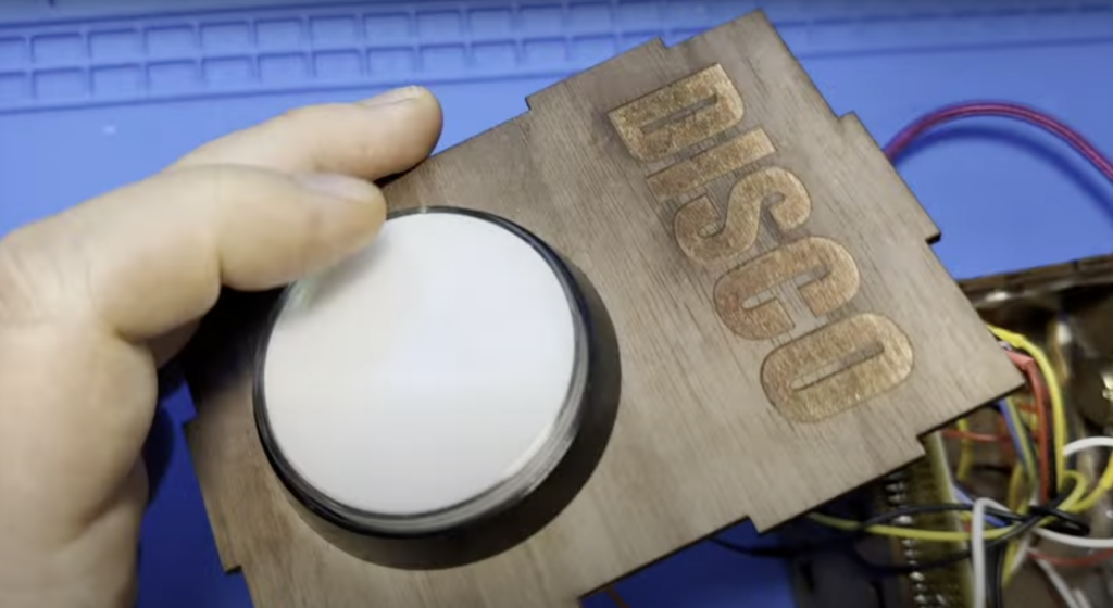 Disco button makes any room funner - Raspberry Pi