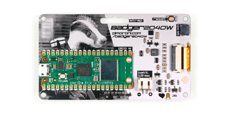 Badger 2040 W (Pico W Aboard) review — Raspberry Pi Official Magazine