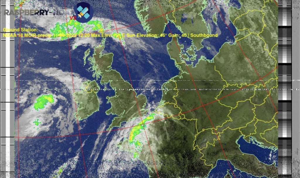 Small satellites and big antennas - Raspberry Pi