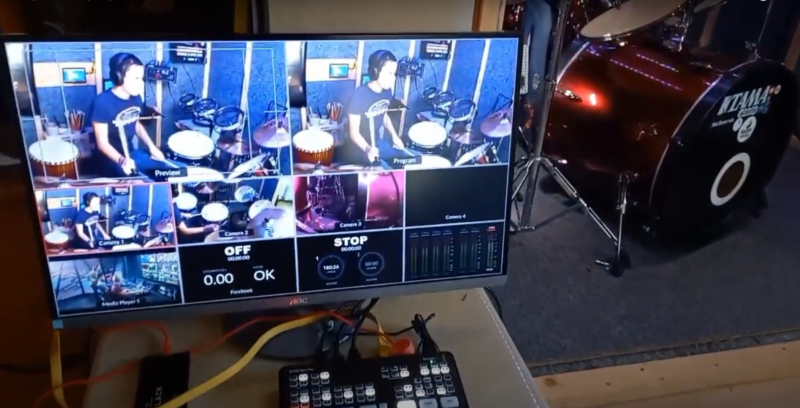 Raspberry Pi-powered drumming booth with multicam recording - Raspberry Pi