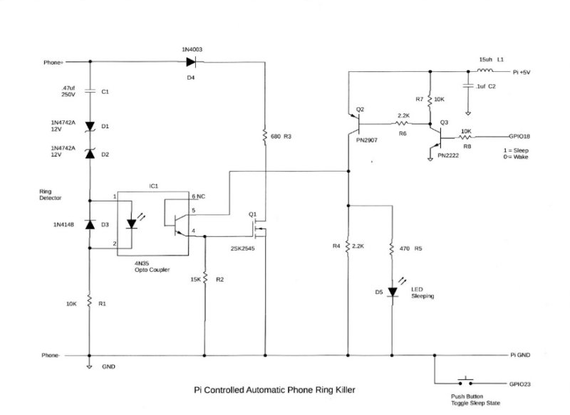 Raspberry Pi-Controlled Automatic Phone Ring Killer — Raspberry Pi ...