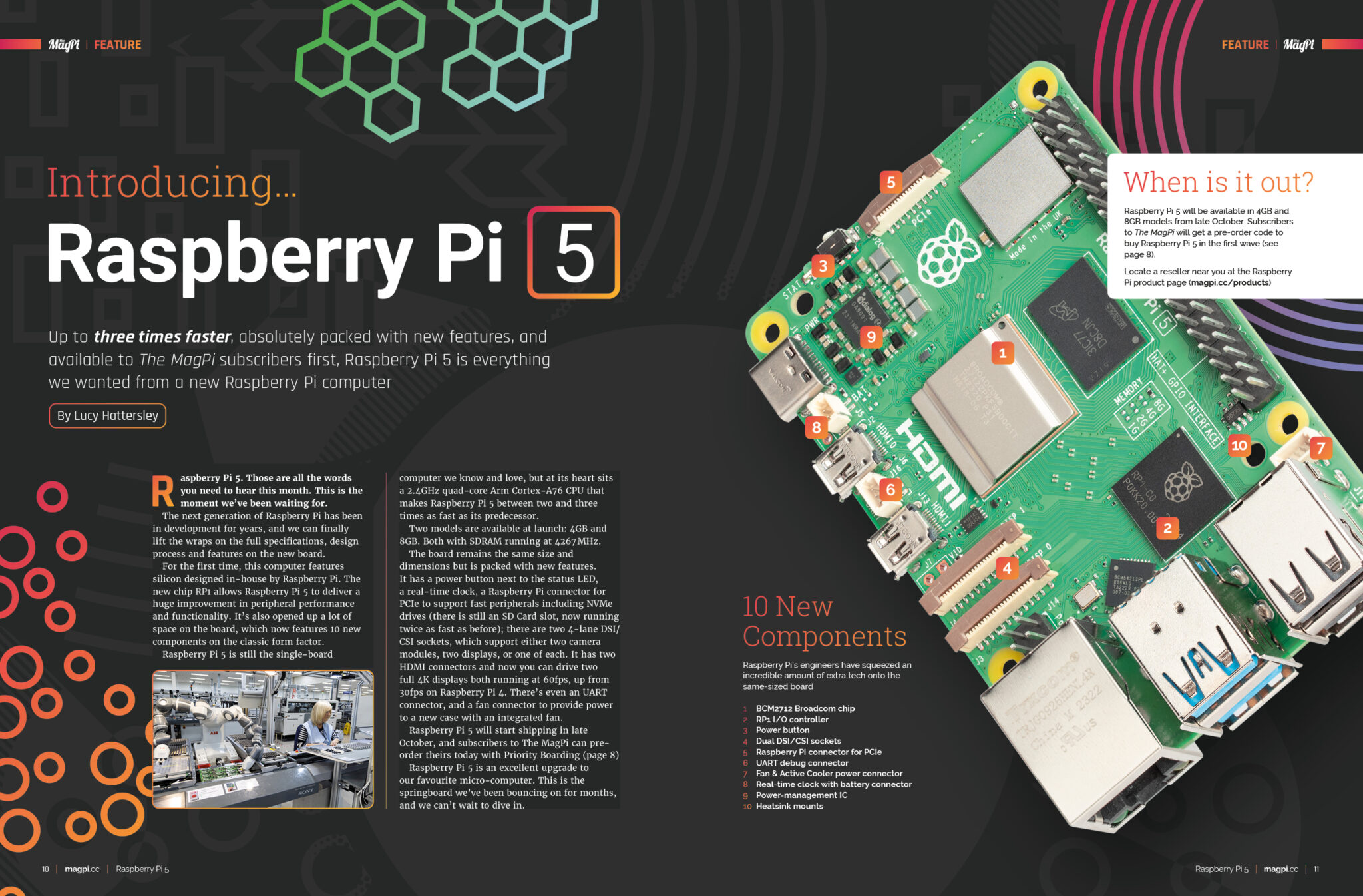 Raspberry Pi 5 in The MagPi magazine issue 134 — Raspberry Pi Official ...