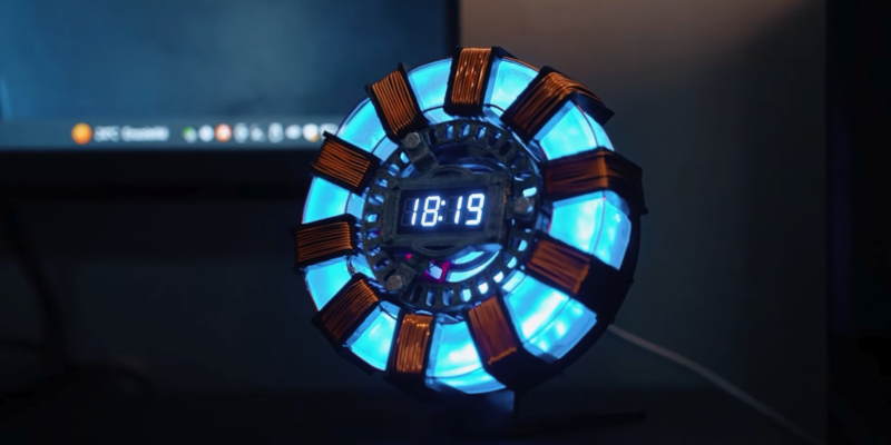 Arc reactor clock — Raspberry Pi Official Magazine