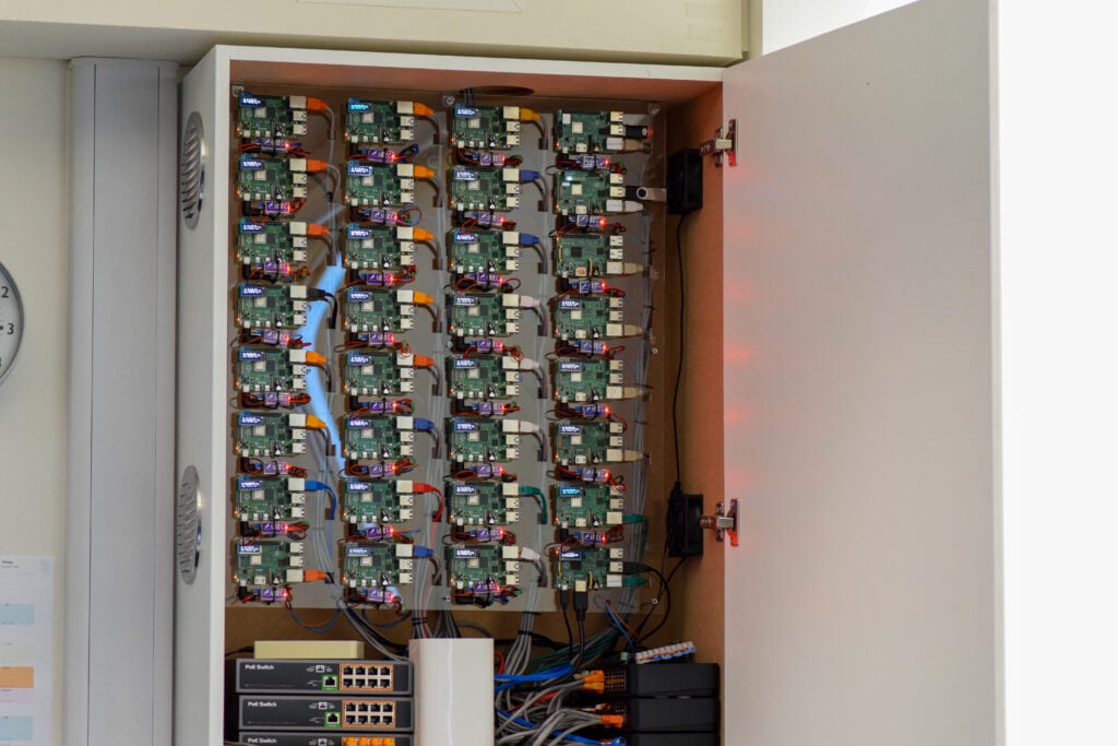 Teacher's Pi cluster controls digital learning classroom - Raspberry Pi