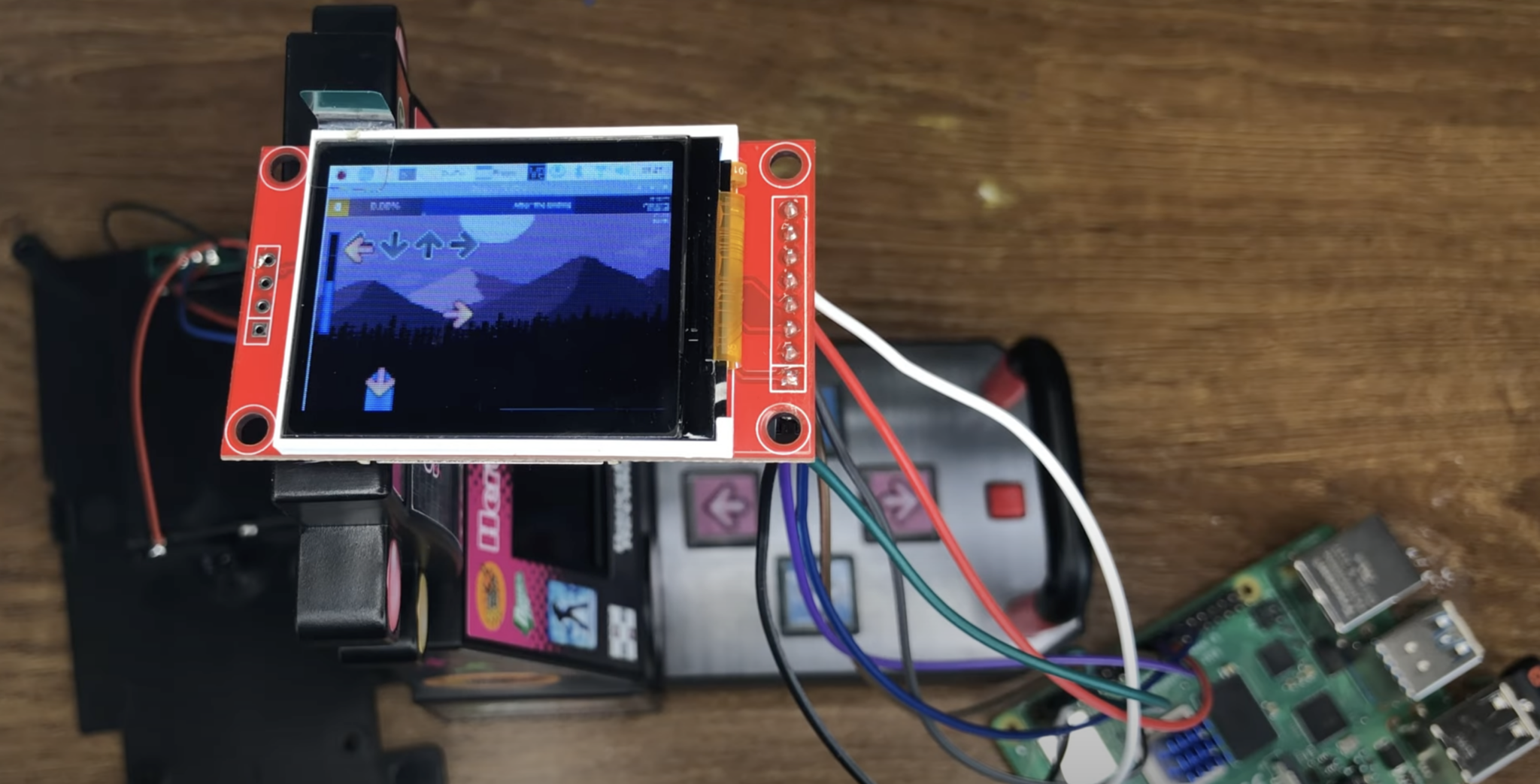 World's smallest Dance Dance Revolution arcade machine - Raspberry Pi