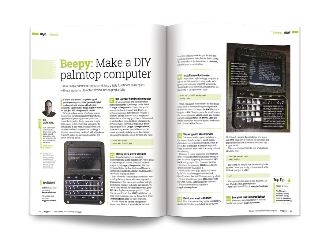 Set forth with Raspberry Pi in The MagPi magazine issue #137 ...