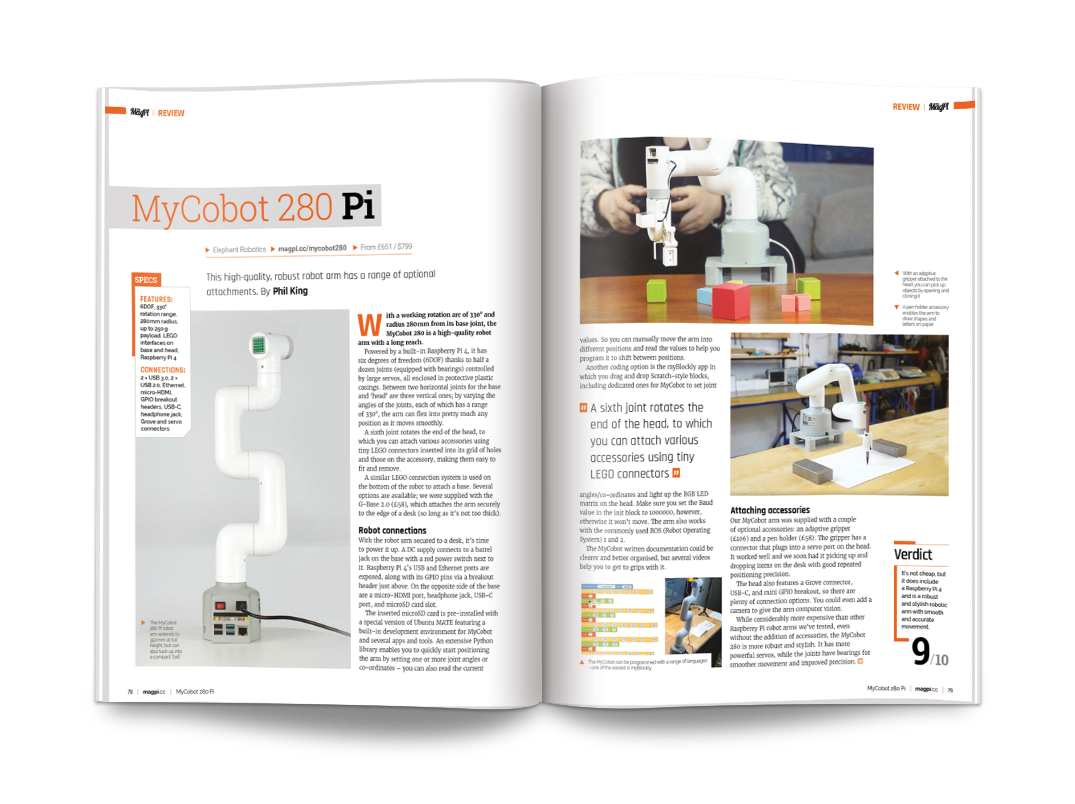 Set forth with Raspberry Pi in The MagPi magazine issue #137 ...