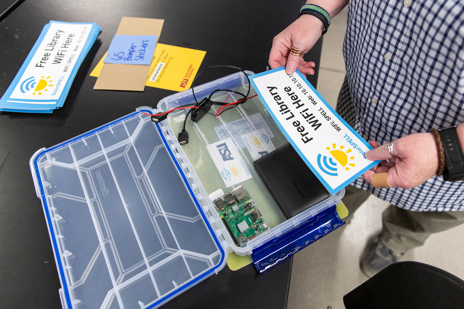 SolarSPELL off-grid wireless hotspots - Raspberry Pi
